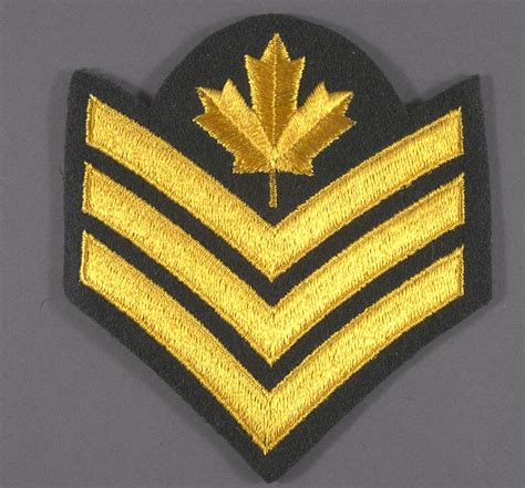 insignia rank sergeant canadian armed forces national air and space museum