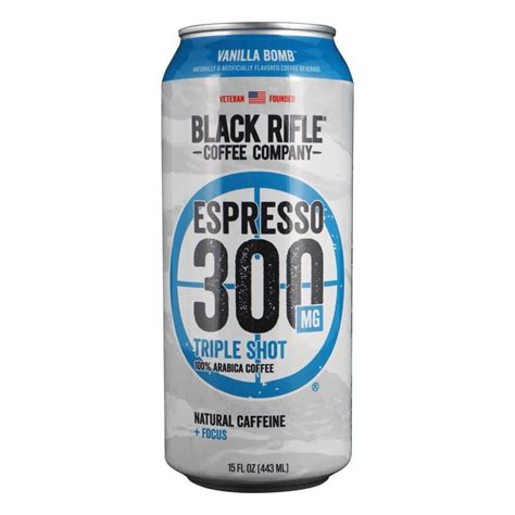 Black Rifle Coffee Ready To Drink Iced Espresso Vanilla Bomb 15oz