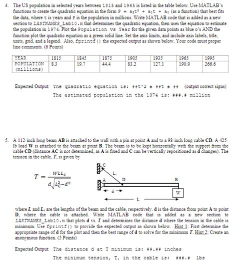 Solved Write One Matlab Script Called Lastnames Lab 10m