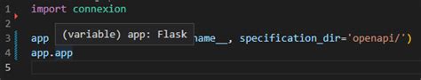 Type Inference For Flask App Object Wrong In Vs Code · Issue 1617