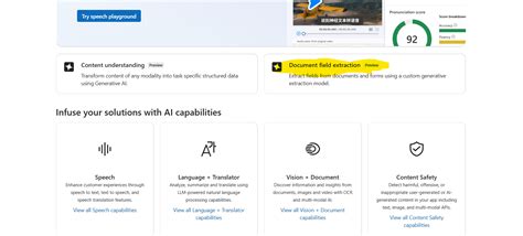 Azure Document Intelligence Custom Generative Model Extract Microsoft Qanda