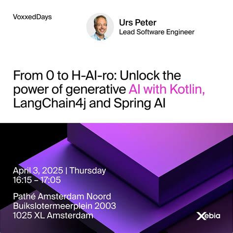 How To Build Generative Ai Apps With Spring Ai And Langchain4j Xebia