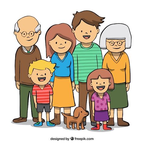Imágenes De Dibujos Familias Descarga Gratuita En Freepik
