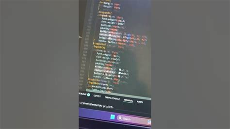 New Website Design 🥹😥💗💯coding Webdesign Codeproject Ytshorts