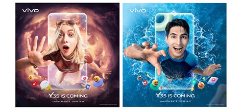 Vivo Y35 东南亚新品预热海报 美术设定稿and完成稿司马斯基 站酷zcool