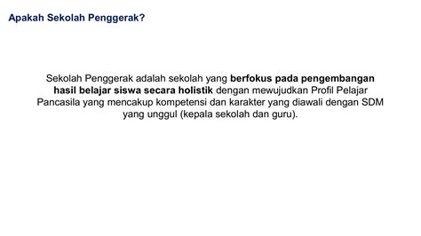 Paparan Program Sekolah Penggerak Soewondo Soewondo Kaca 5 Pdf