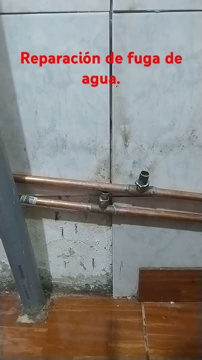 Reparación De Fuga De Agua Youtube