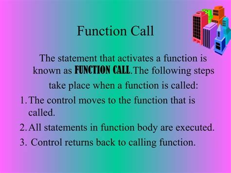 Functions In C Ppt