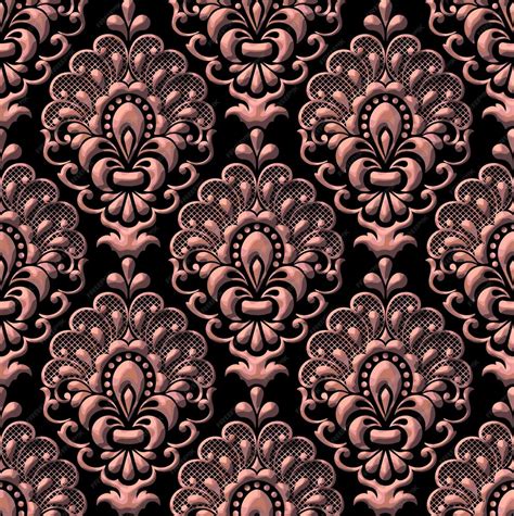 다 마스크 원활한 엠보싱 패턴 배경 벡터 클래식 럭셔리 오래 된 다 마스크 장식 로얄 빅토리아 원활한 질감 배경 화면 섬유 포장 빈티지 절묘 한 꽃 바로크 서식 파일 무료 벡터