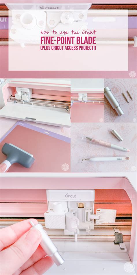 How To Use The Cricut Fine Point Blade Plus Cricut Access Project