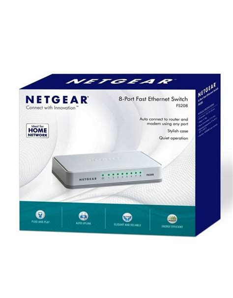 Netgear FS208 8 Port Switch Digital Bridge