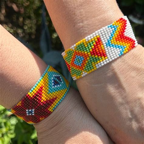 Mexican Beaded Bracelet Etsy
