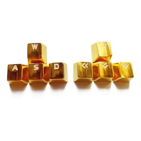 Metal Wasd Direction Keycaps Backlit Arrows For Gaming Mechanical