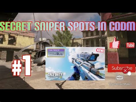 SECRET SNIPER SPOTS IN CODM YouTube