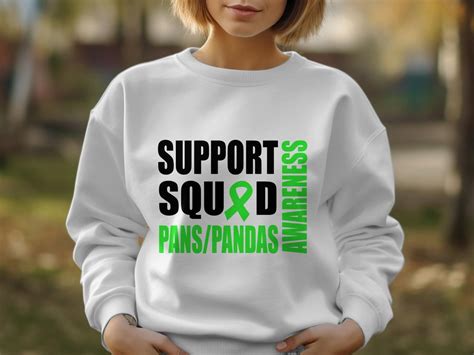 Support Squad Pans Pandas Awareness Svg Png Etsy