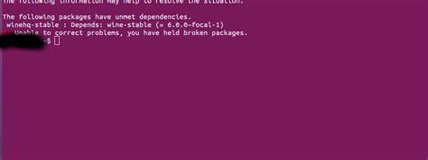 I Am Trying To Install Wine On Ubuntu 2004 Lts But I Keep Running Into
