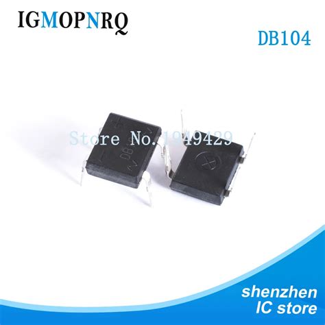 10pcs DB104 DB104S B104 400V 1A DIP4 Bridge rectifier 1A 400V New ...