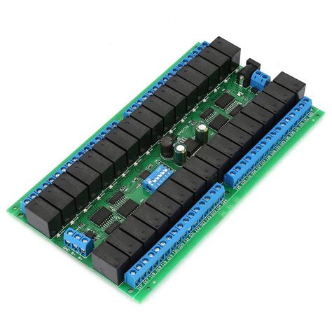 Relay Module R C DC V Channel RS Relay Modbus RTU Protocol Serial Remote Control