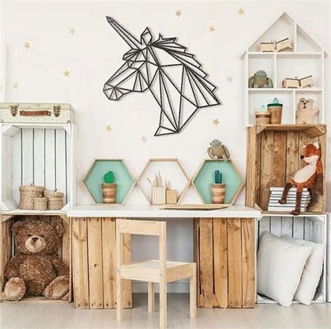 Декоративное панно из дерева единорог — цена 1513 грн в каталоге Панно Купить товары для дома и