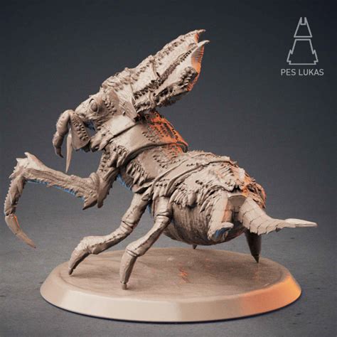 3d Printable Disturbed Ankheg By Pes Lukas