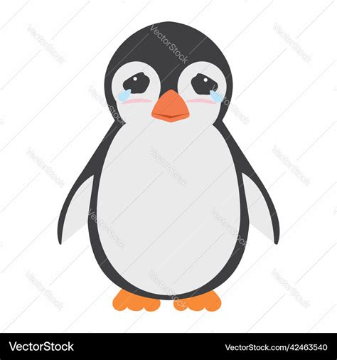 Cute Penguin Crying Cartoon Royalty Free Vector Image Cute Penguin Crying Cartoon Royalty Free Vector Image