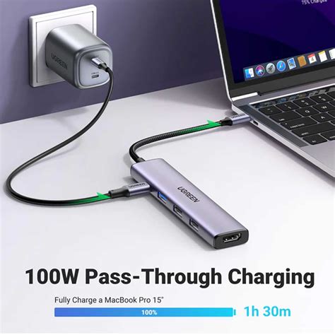 Buy Ugreen 15495 Revodok 105 Usb C Hub 5 In 1 Multiport Adapter Best