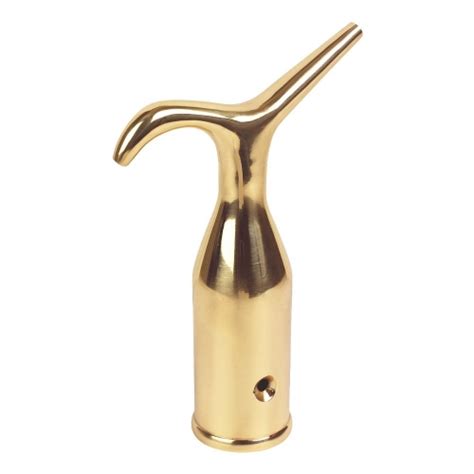 Polished Brass Pole Hook To Open Fanlight Catch Lock And Handle Centre Brisbane