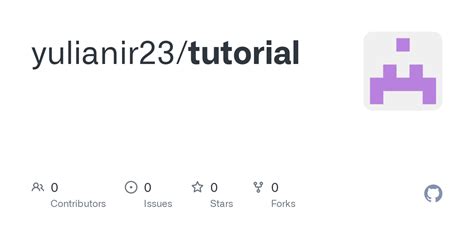 GitHub Yulianir Tutorial