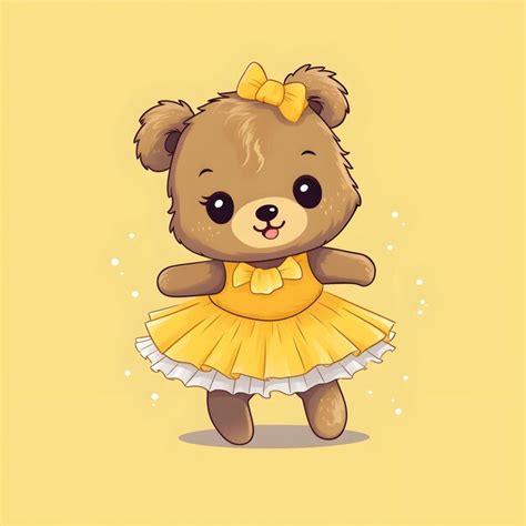 Premium Ai Image Captivating Bear Dance Clipart