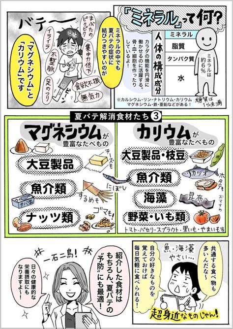 コンビニで夏バテ解消！ 安くて身近な「夏バテ解消食材」＆手抜きレシピ ＃6 マンガ・文 崎田ミナ Ananweb マガジンハウス Saúde