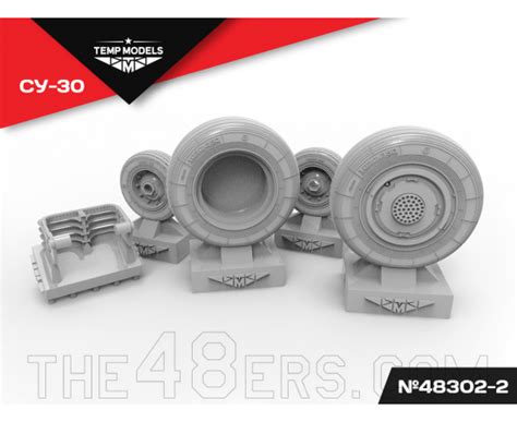 Su 30 Wheels Set 3d
