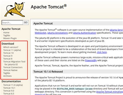 如何下载tomcattomcat下载地址 Csdn博客