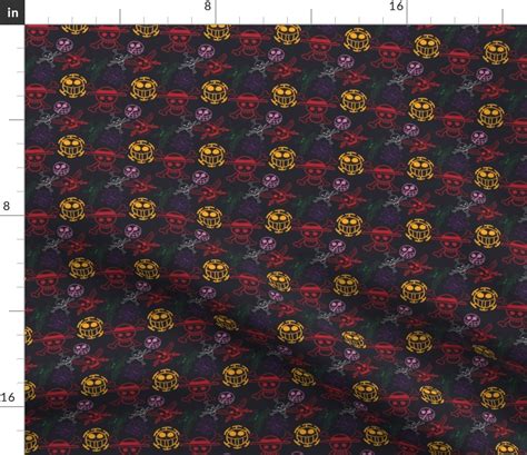 Jolly Roger One Piece Pattern Fabric Spoonflower