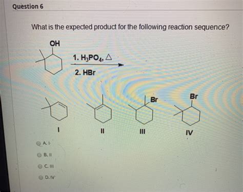 Solved Question Which Of The Following Alkyl Bromides Chegg