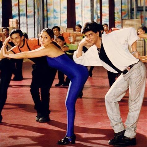 S Bollywood Beautiful Girls Sexy Madhuri Dixit Heart Beat Shahrukh Khan Throwback