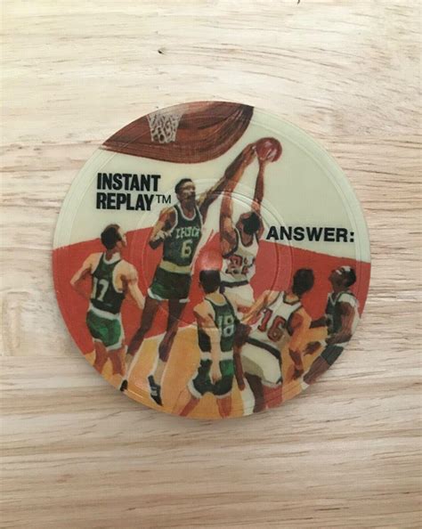 1971 Mattel Instant Replay Bill Russell Hof ~ Celtics Impossibly Rare