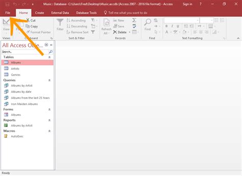 Compact And Repair Utility To Repair Access Database 2016 Accdb File