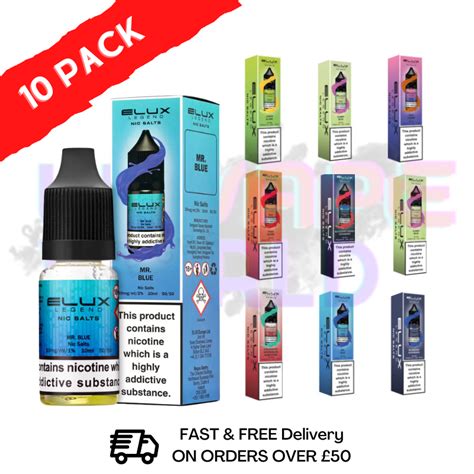 Elux Legend 100ml E Liquid Shortfill Exclusively At Uk Vape World
