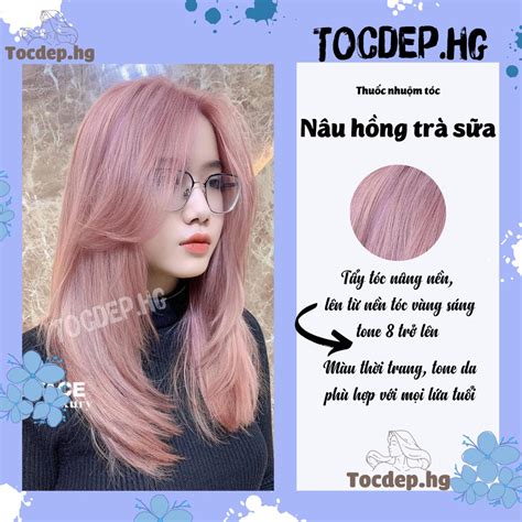 Tóc Nâu Hồng Trà Sữa Bí Quyết Nàng Tự Tin Sáng Tạo Kiểu Tóc Mới