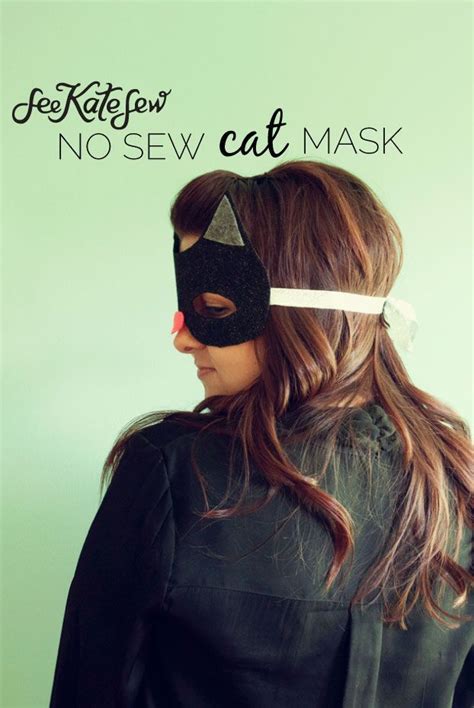 No Sew Cat Mask Tutorial Diy Cat Mask How To Make A Cat Mask