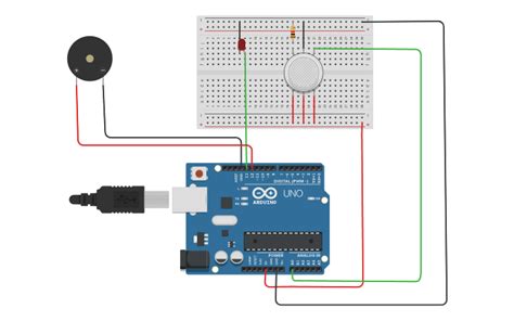 Circuit Design Lpg Gas Detection System Tinkercad