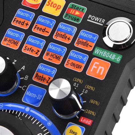 Wireless Electronic CNC Handwheel MACH Axis Pulse Pendant MPG For CNC Engraving Machine