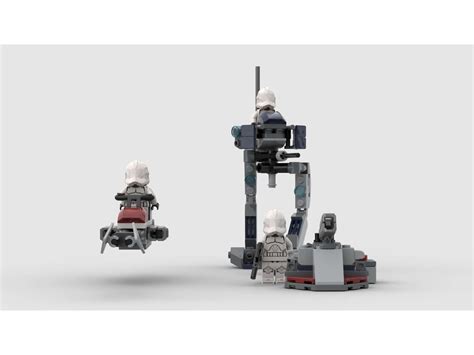Lego Moc At Rt Walker And Speeder Alternate Build Of 75372 Clone
