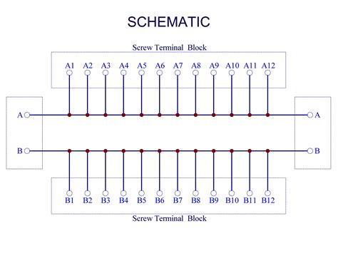 Screw Mount 30a 300v 2x12 Position Terminal Block Distribution Module