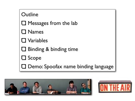Ti1220 Lecture 2 Names Bindings And Scopes Ppt