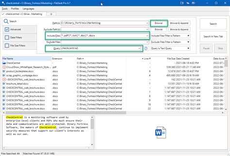 Basic Searching With Fileseek • Help Guide • Fileseek By Binary