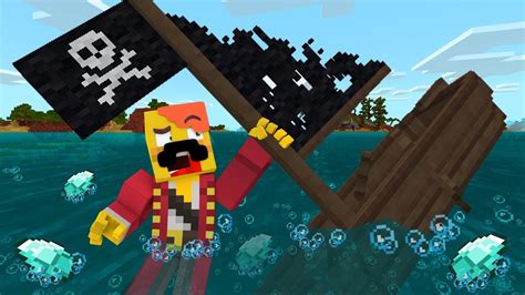 바다에 잠들어 있는 7개의 보물을 모두 찾아라 시작부터 바다에 배 가라앉음ㅋㅋㅋㅋ 마인크래프트 해적 어드벤쳐 Youtube