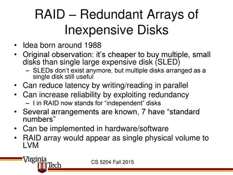 Cs 5204 Operating Systems Disks And File Systems Godmar Back Ppt Download