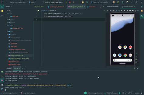 how to create integration tests in flutter onlyflutter