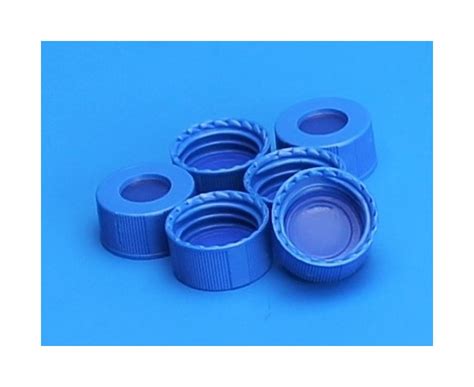 Preassembled R A M Smooth Screw Thread Closure With Ultra Low Bleed Septa For Mass Spec And